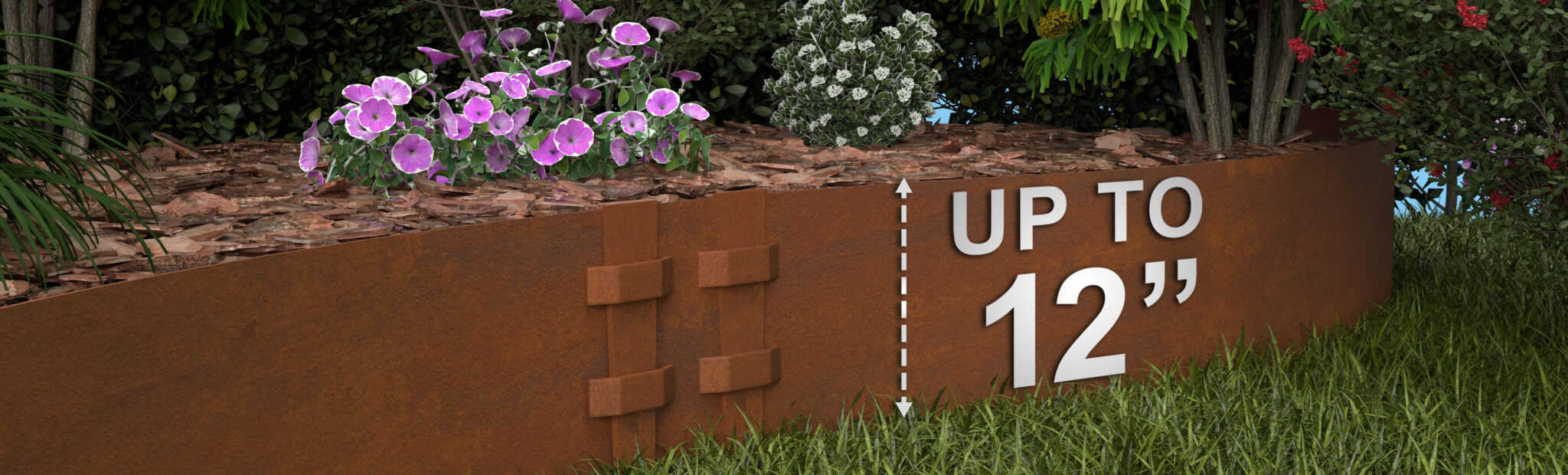 Roll Top Steel Edge for Landscape | The J D Russell Company